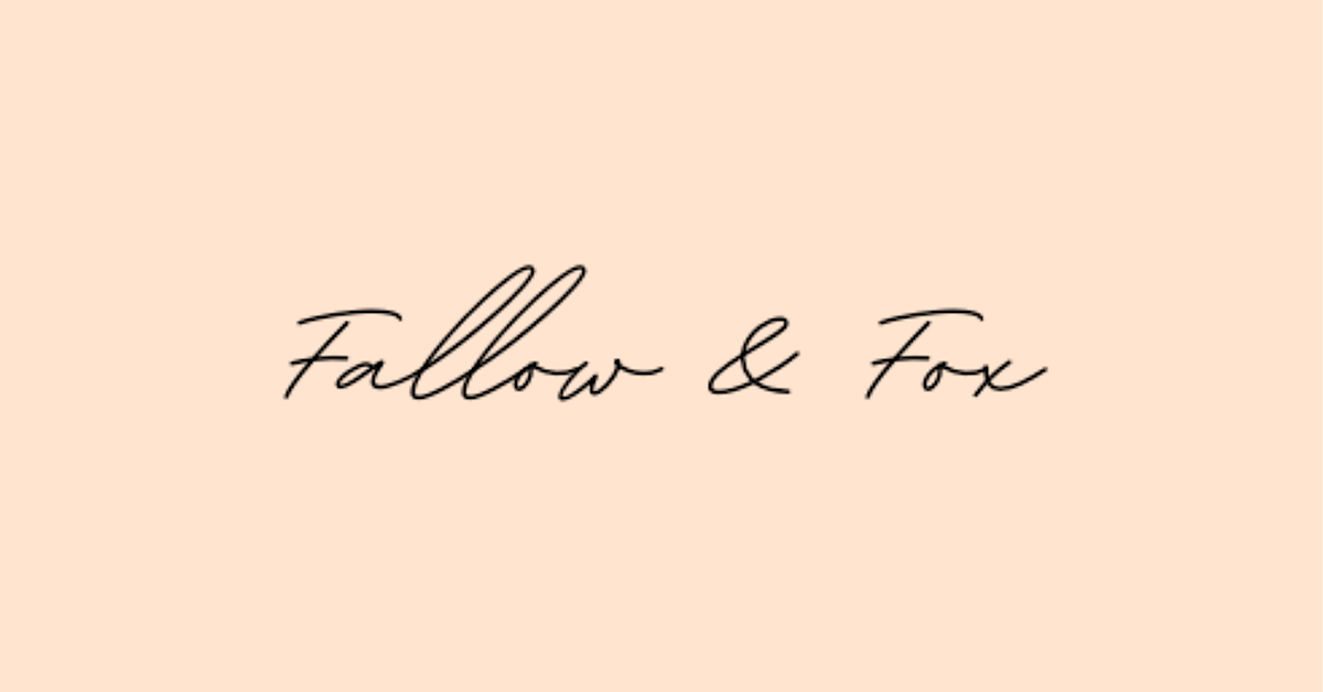 Fallow & Fox - Luxury Home Fragrance Products